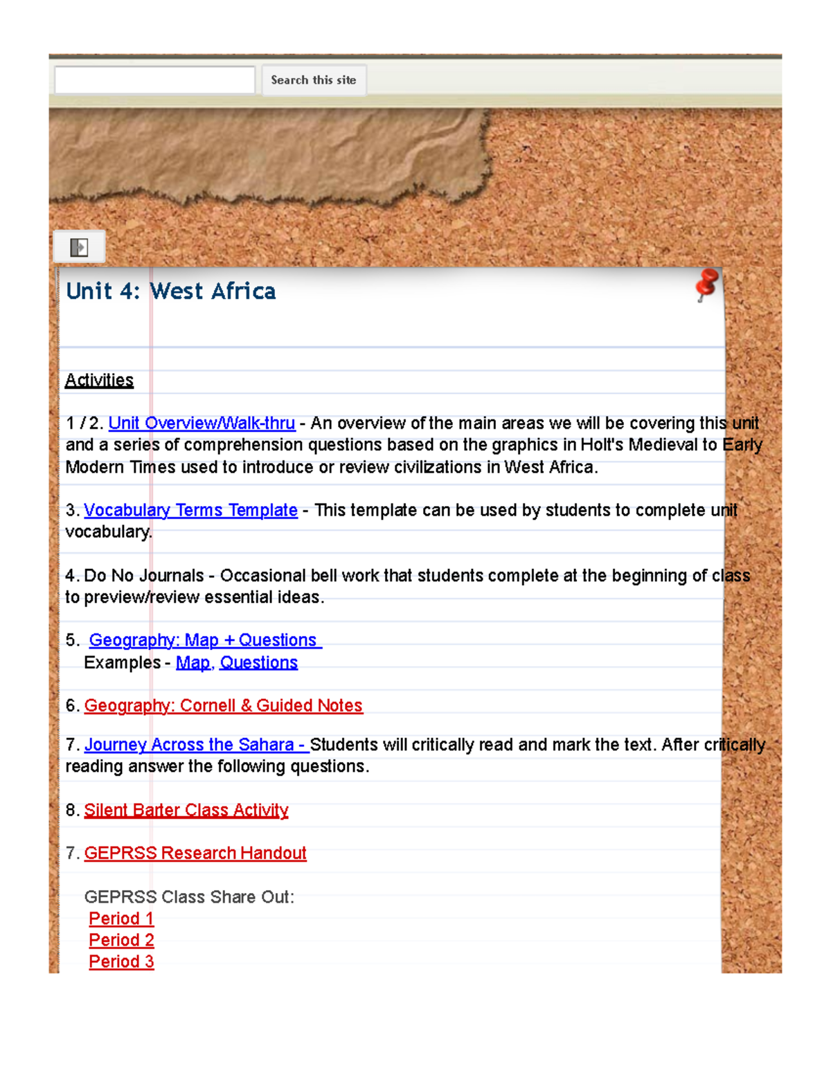Unit 4: West Africa Overview and Activities - World History - Studocu
