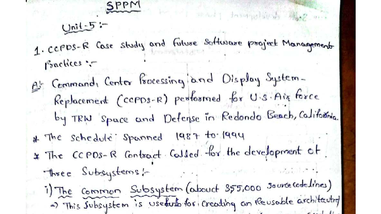SPPM 1. Case Study on Future Software Project Management Practices ...