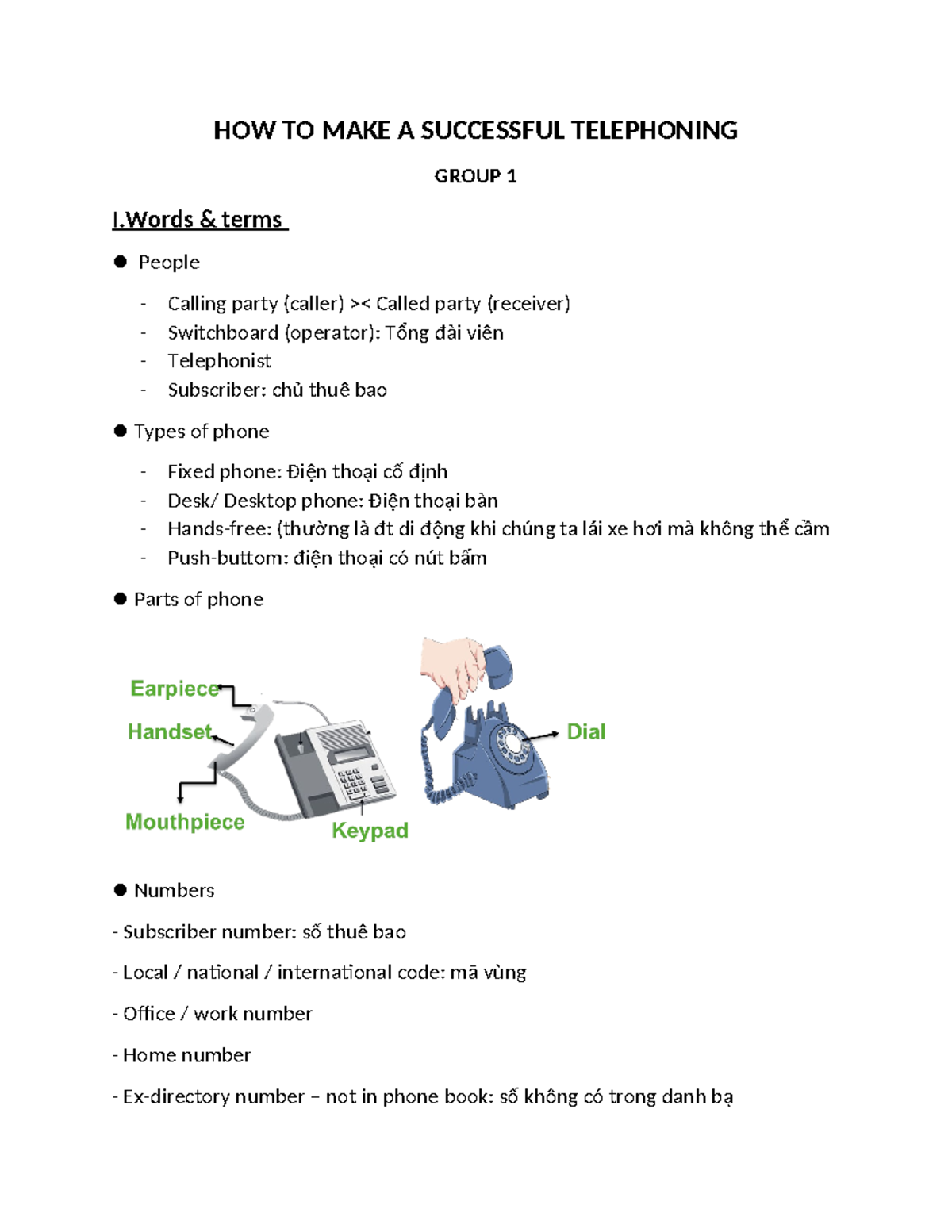 HOW TO MAKE A Successful Telephoning - HOW TO MAKE A SUCCESSFUL ...