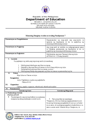 Pagkamamamayan-DLL - lesson plan about grade 10 lesson on ...