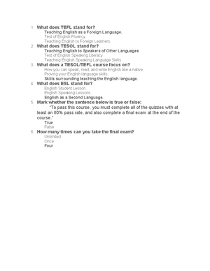 Classroom rules - Quiz - 1. Mark which student behaviors you should ...