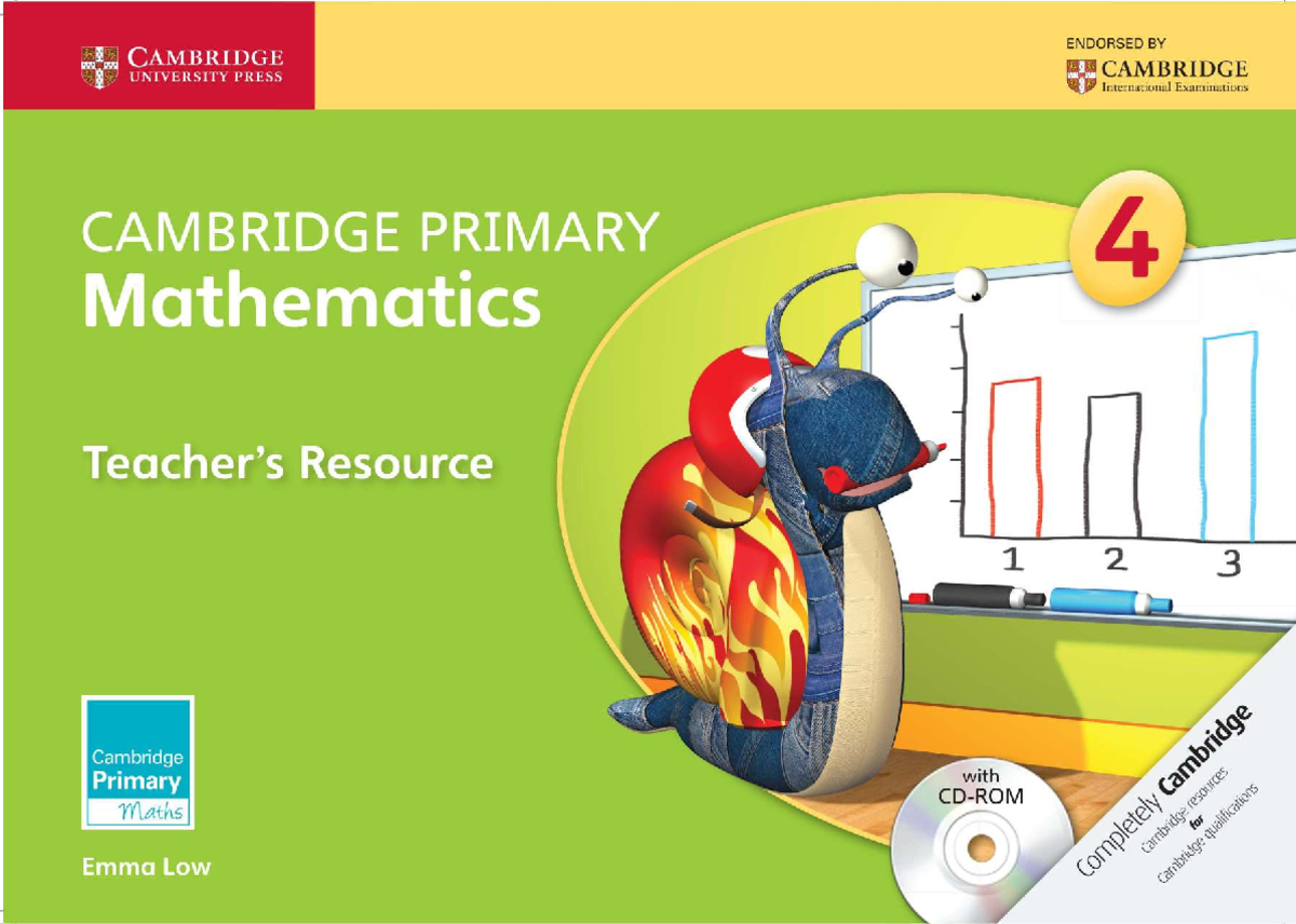 Cambridge Primary Mathematics Teacher's Resource 4 - Terms of Use - Studocu