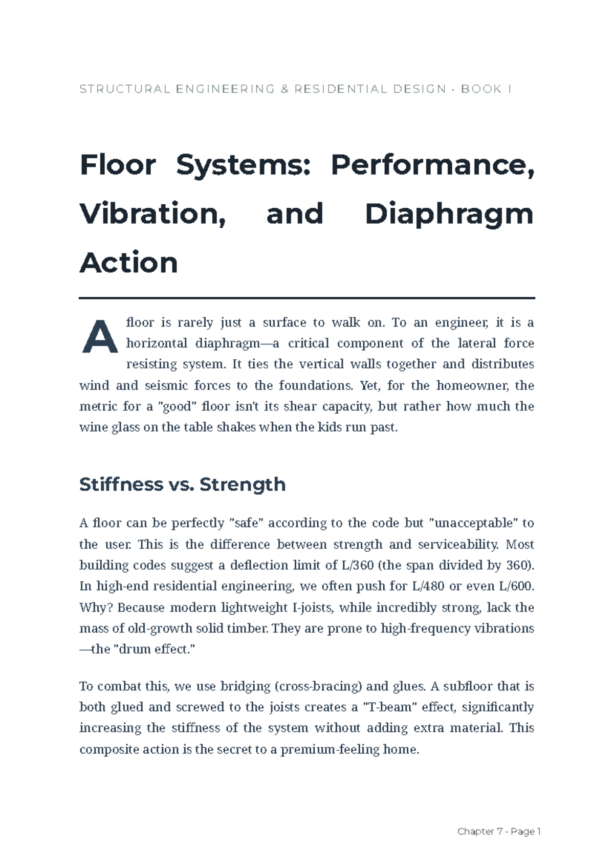 Chapter 7: Floor Systems & Diaphragm Action in Structural Engineering ...