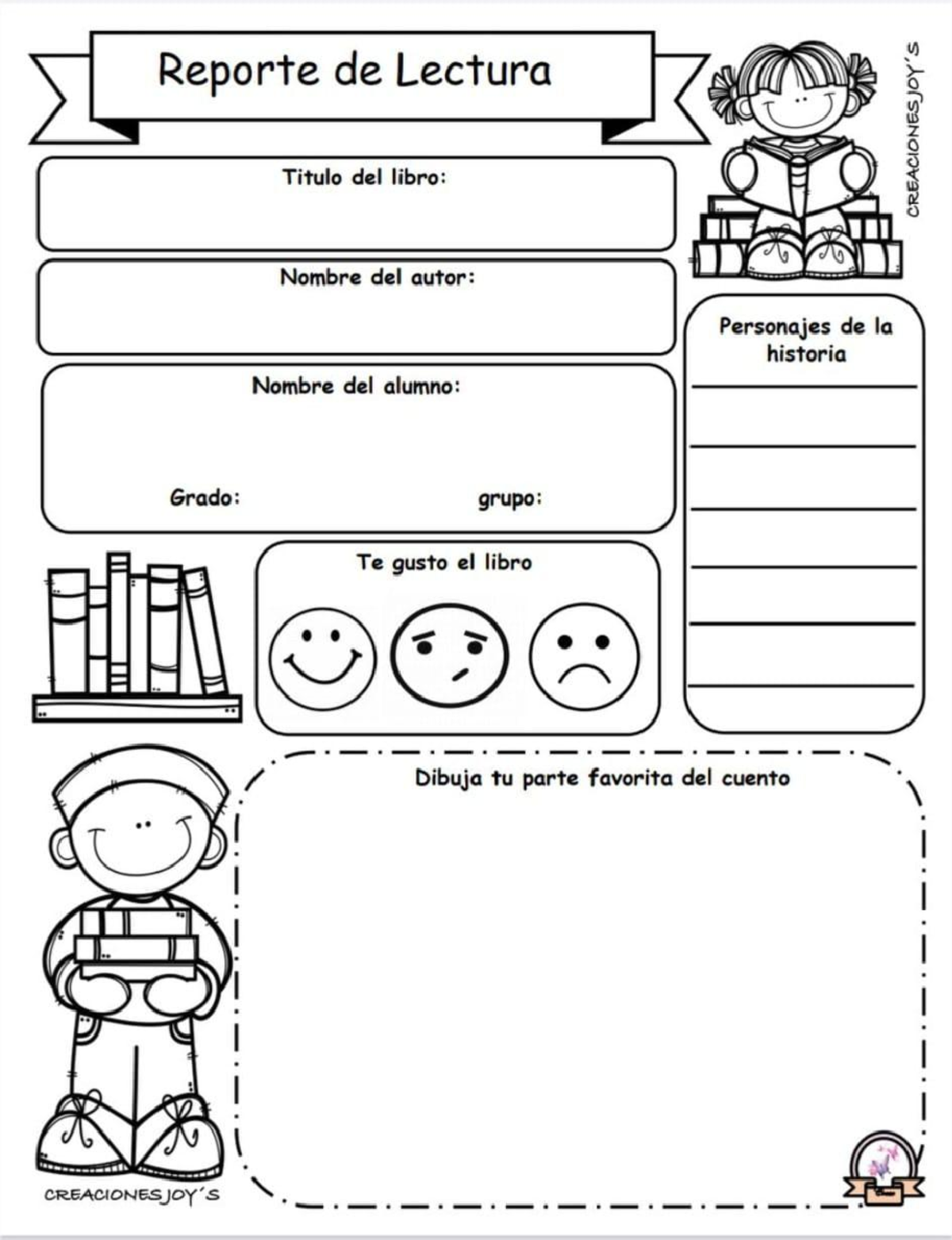 Formatos de Reportes de Lectura para Primaria - Guía Completa - Studocu