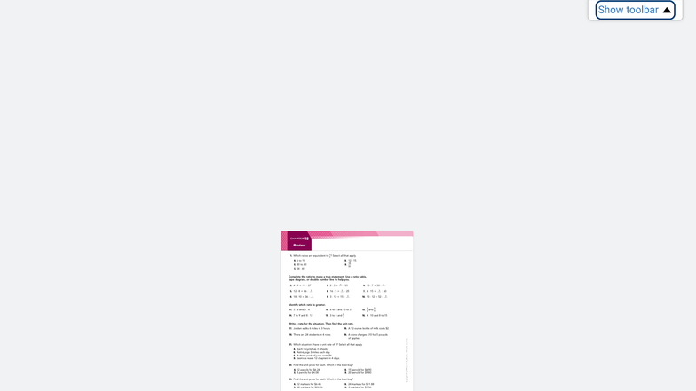 CHAPTER 10 Review: Ratios, Rates, and Unit Prices - Studocu