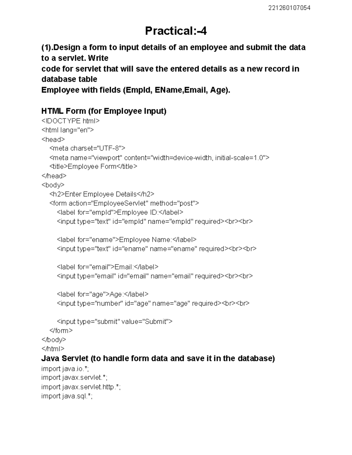 Riddhi-AJP - It's a Practical of subject advance Java programming in ...
