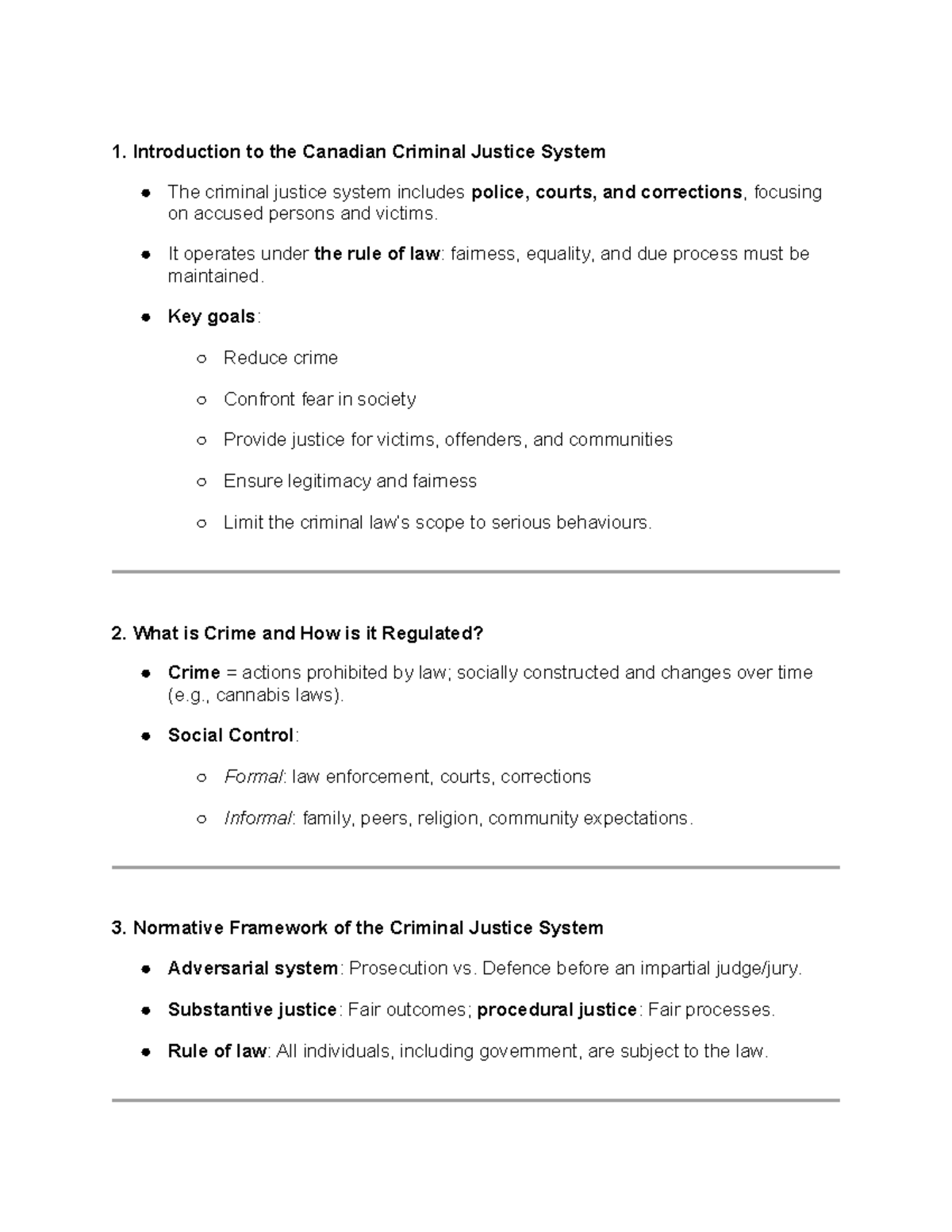 An Overview of the Canadian Criminal Justice System - Textbook - Studocu