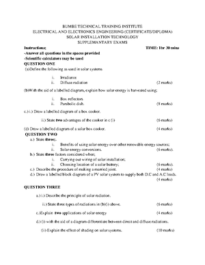 Curriculum Electrical Engineering Level 6 (Power Option) - TVET ...