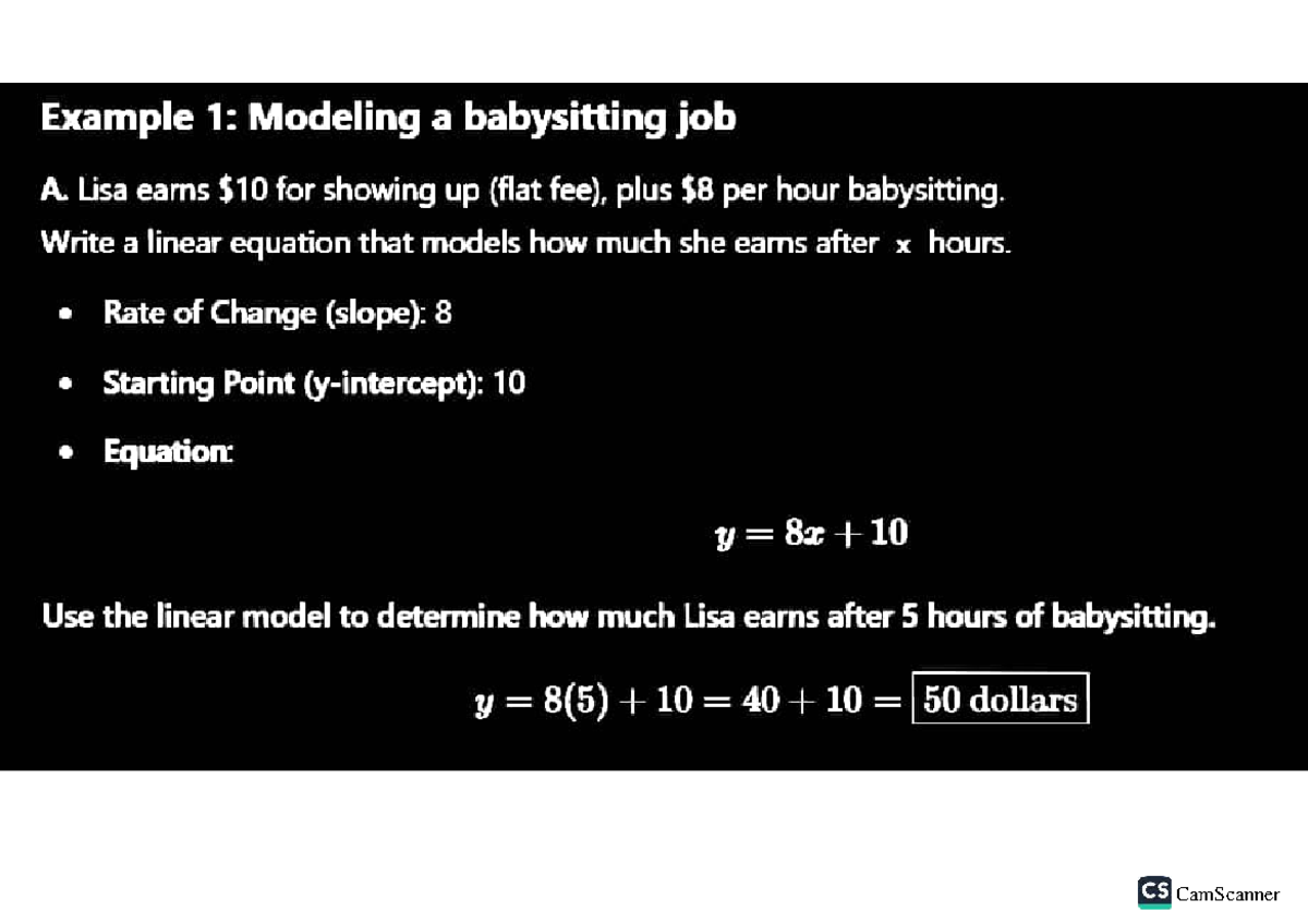 Deterministic Models - This is all about quantitative reasoning ...
