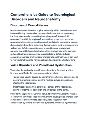 Comprehensive Overview of the Nervous System: Structure and Function - Comprehensive Guide to ...
