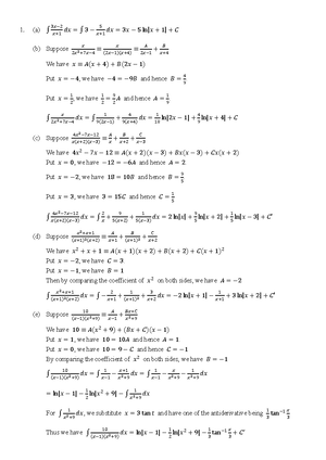 Calculus II - MATH 1014 - Studocu