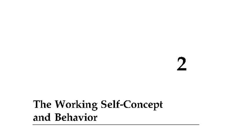 The Working Self-Concept and Behavior: Insights from Lord & Brown (2003 ...