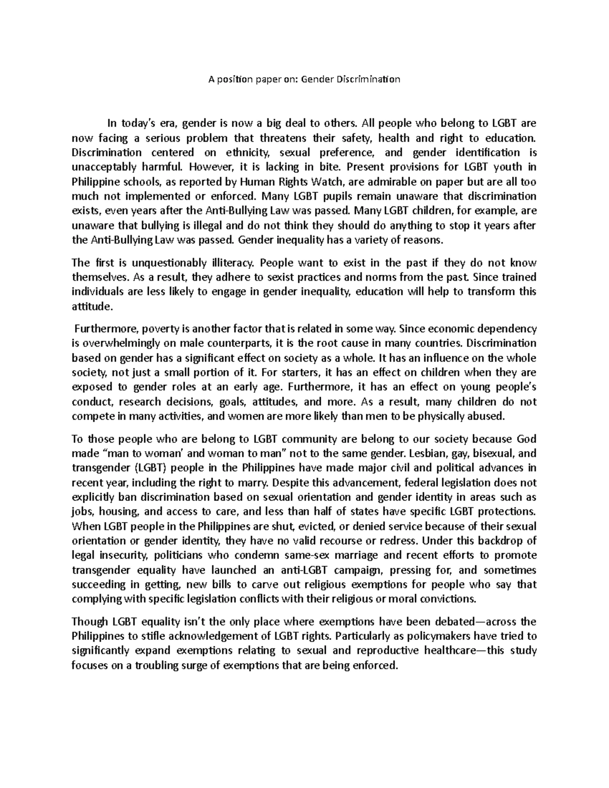 Proper Waste Segregation - Project Title: Proper Waste Segregation ...