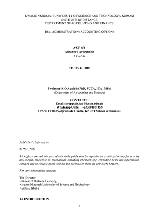 solved advance accounting questions and answers for the 2021 - Advanced ...