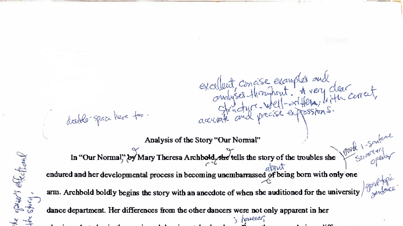 ENG 005: Analysis of Mary Theresa Archbold's Storytelling Journey - Studocu