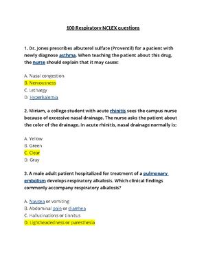 [Solved] Before answering this question review the clients health ...