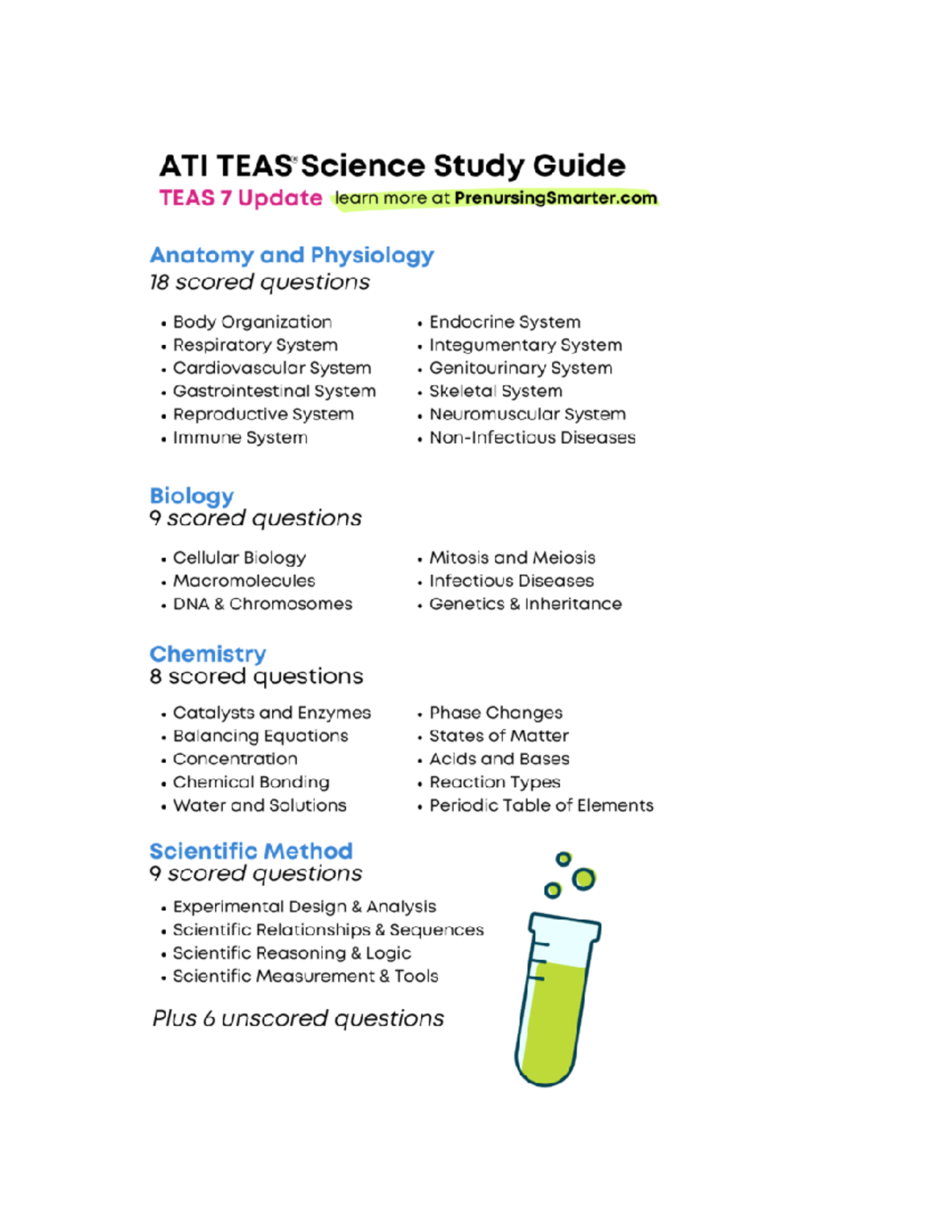 ATI TEAS 7 Science Study Guide: Key Concepts and Review - Studocu