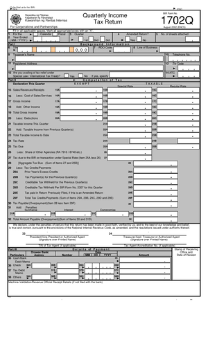 BIR LIST OF Assets - BIR FORM NO. 0804 Annex A Tax Identification ...