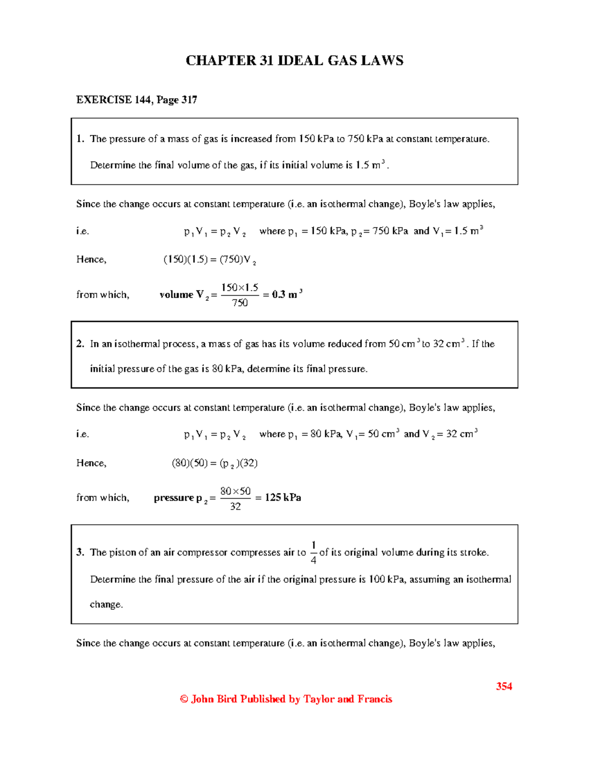 Ideal GAS LAWS Problems WITH Solutions - Thermodynamics 1 - Mapúa - Studocu