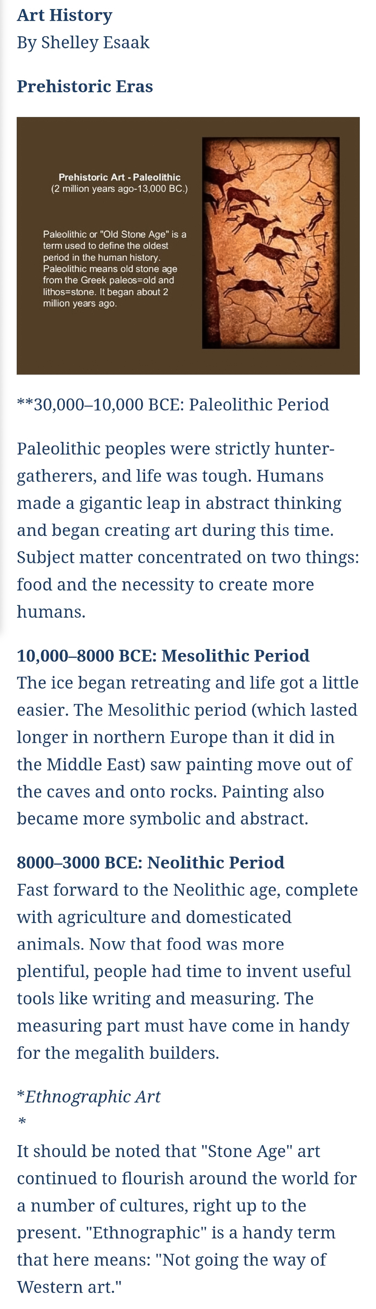 Art History 101: Prehistoric to Modern Art Movements - Studocu