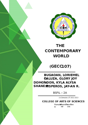 Module 3 Lesson 2 THE Globalization OF Religion - MODULE III LESSON 2 ...