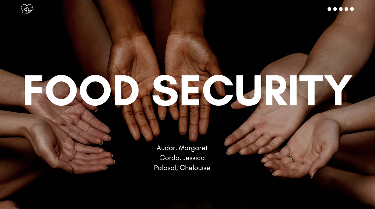 FOOD SECURITY: Understanding Global Challenges and Solutions (Course ...