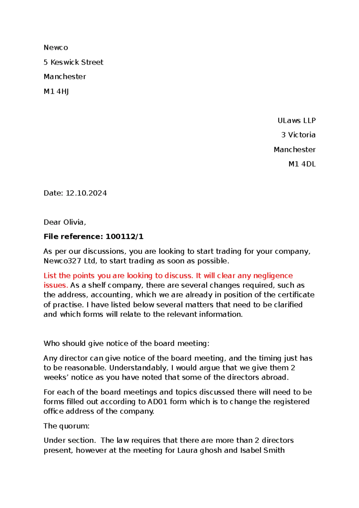 CPR 6.26 Table - Notes on Deemed Service Dates from Tutorial - Studocu