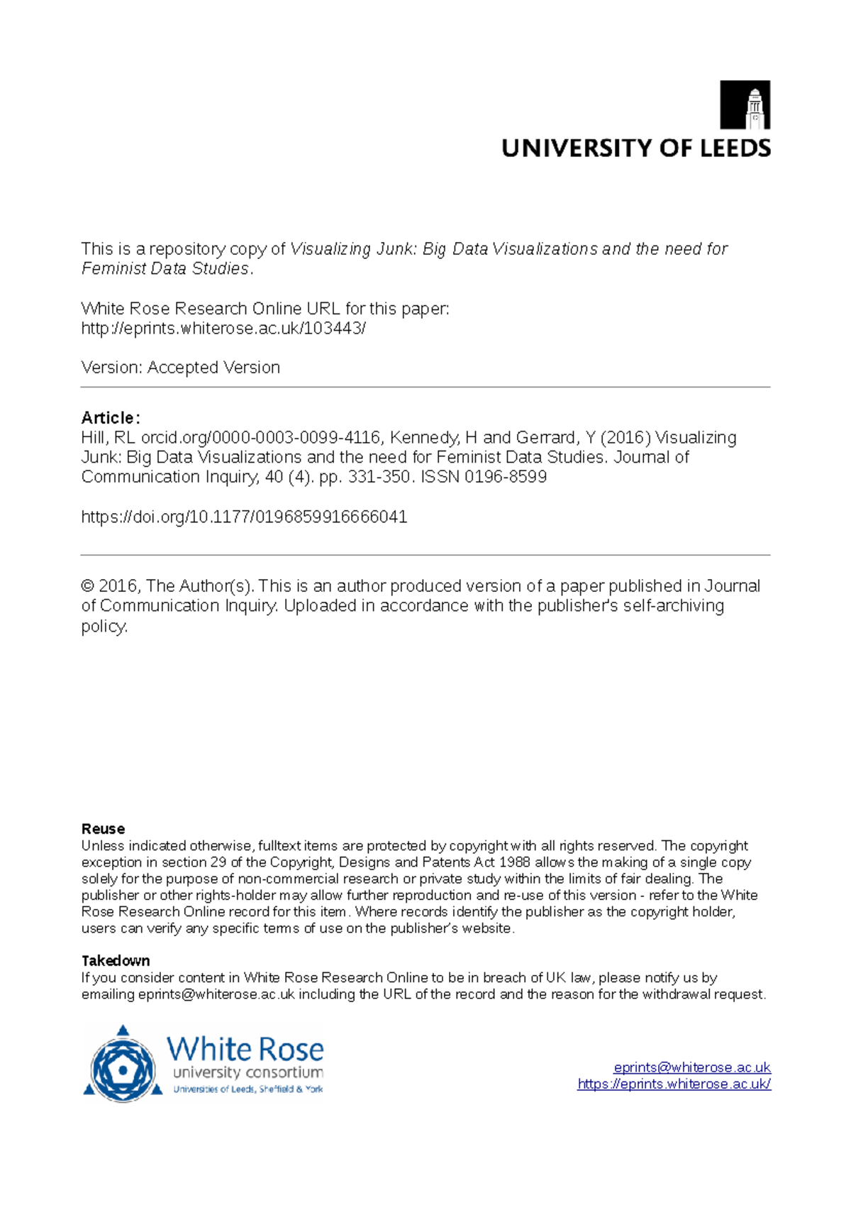 Visualizing Junk - Visual Cultures - Algorithmic Control - This is a ...