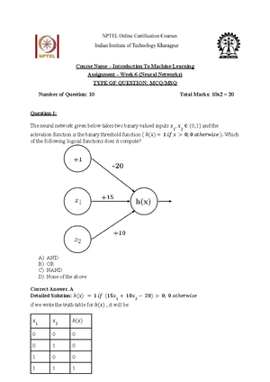 Machine Learning Lab Manual (20A05602P) - II Sem CSE - Studocu