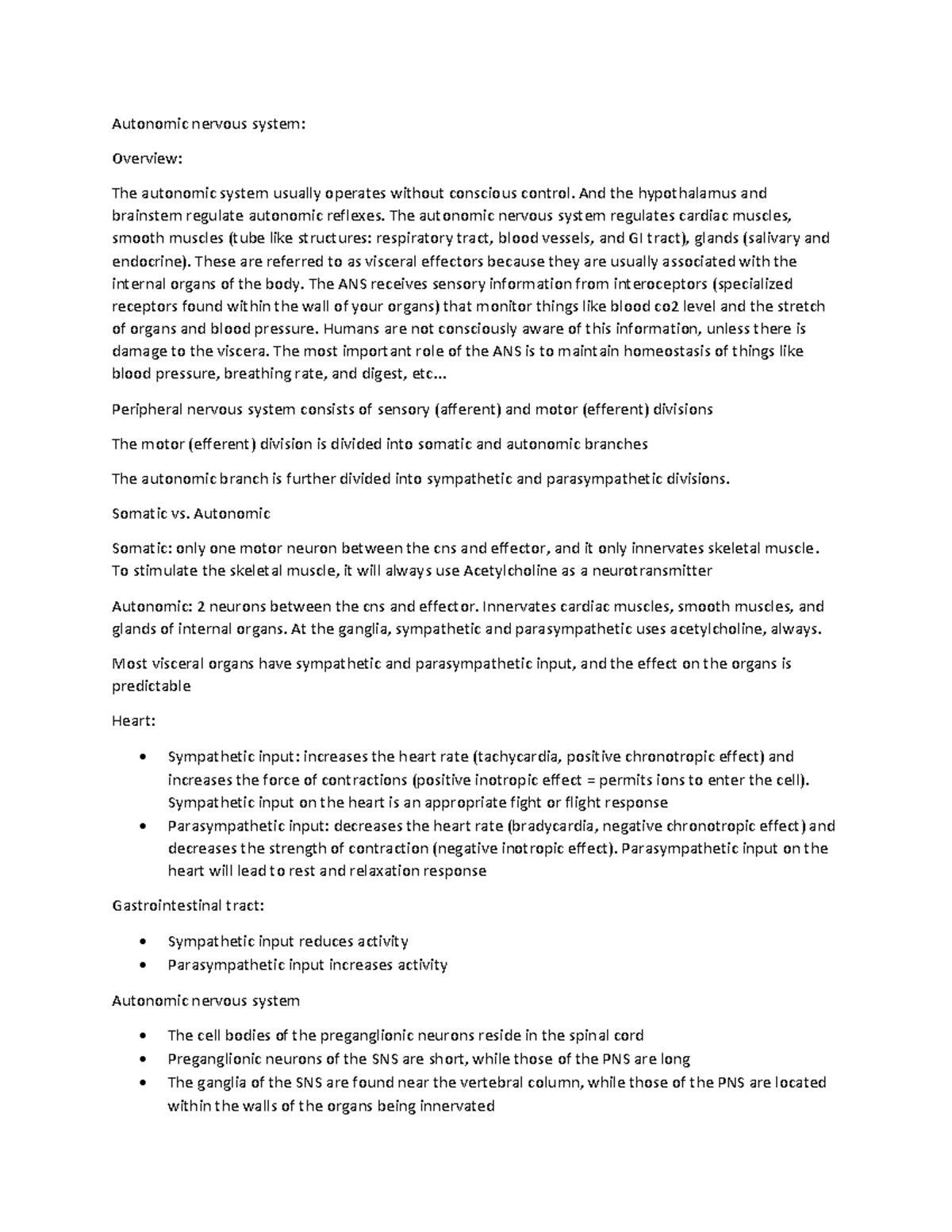 Autonomic Nervous System Overview: Key Concepts & Functions (Course ...