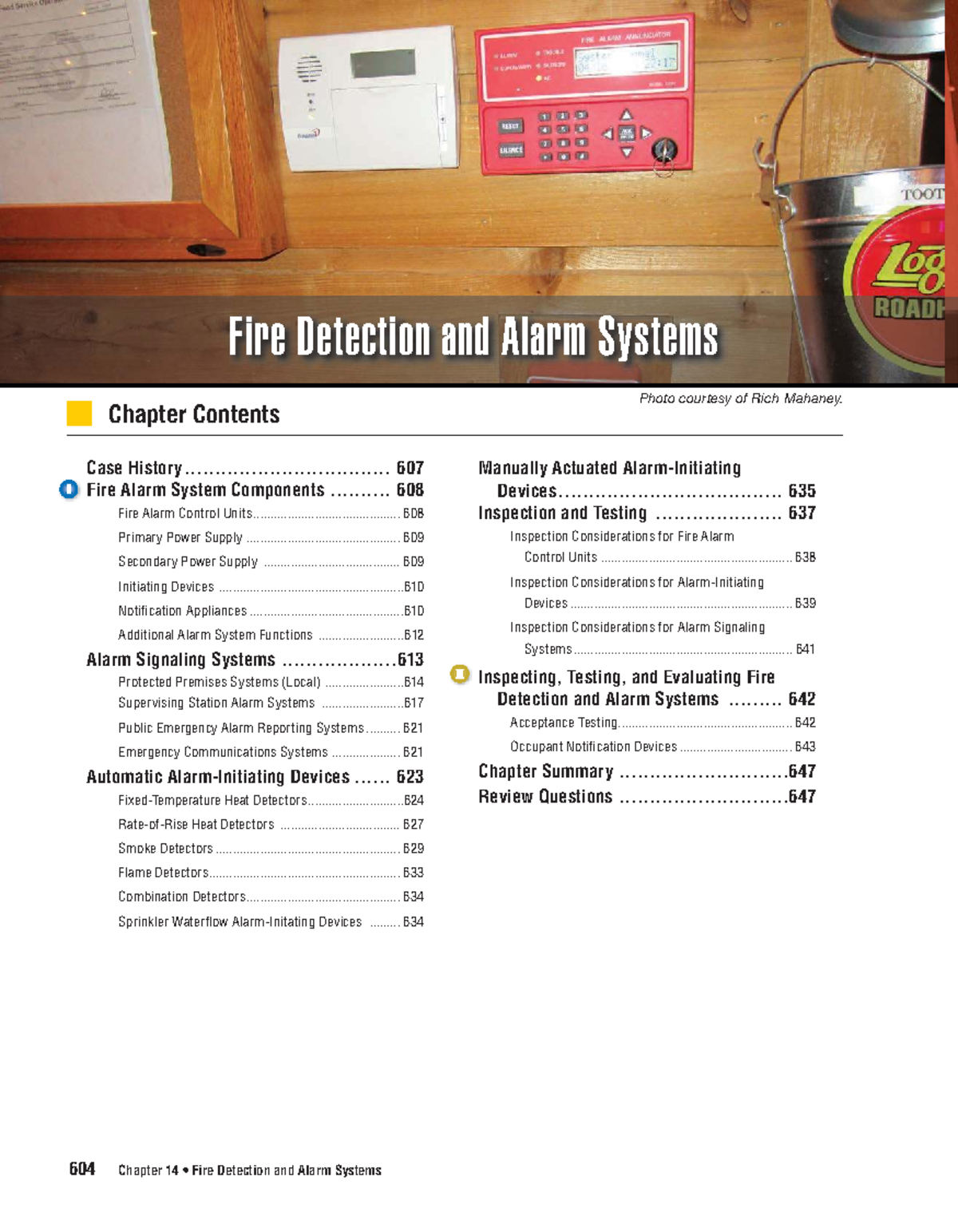 Chapter 14: Fire Detection and Alarm Systems - FICE8 Module Summary ...
