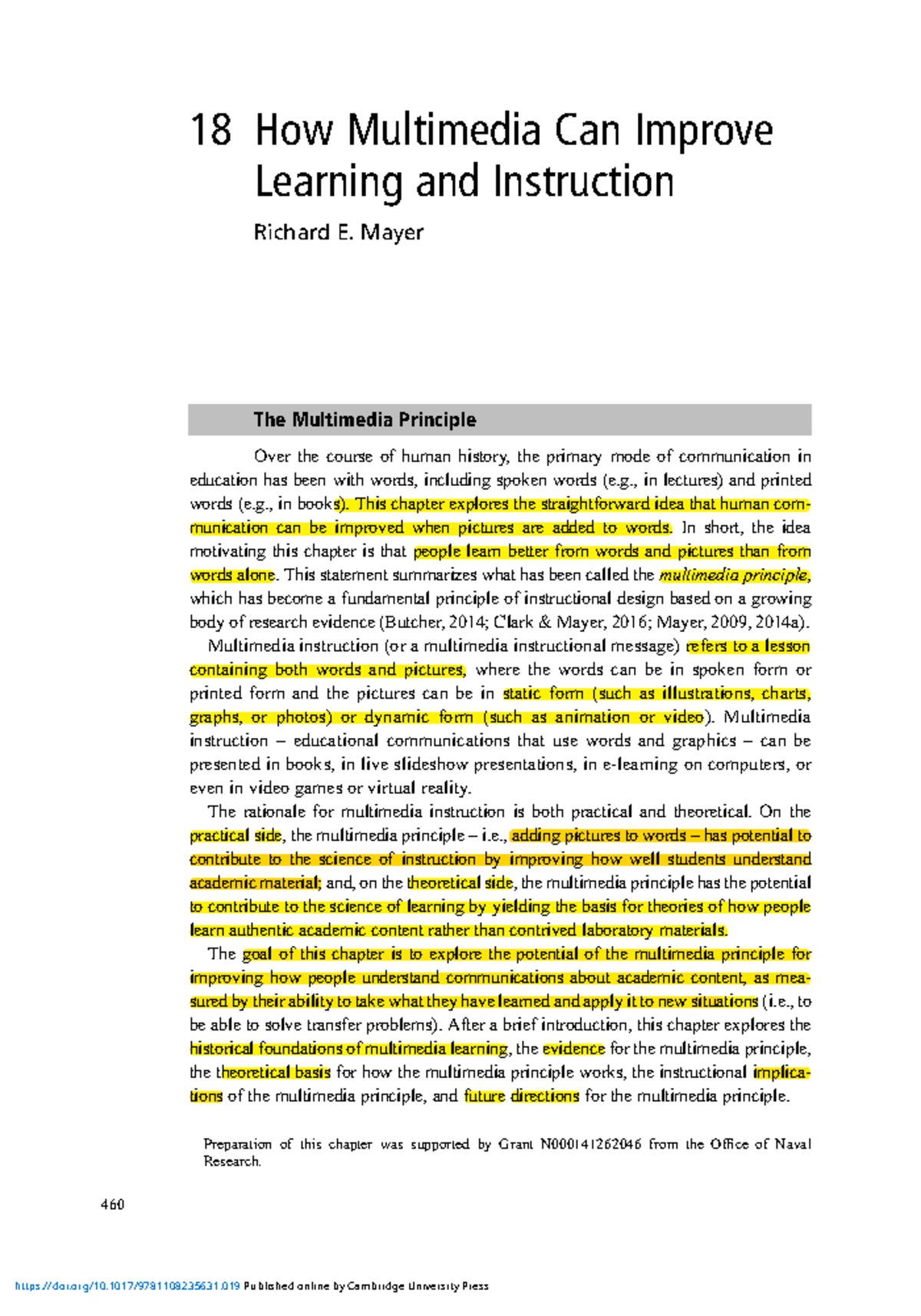 How Multimedia Principles (EDU 18) Enhance Learning and Instruction ...