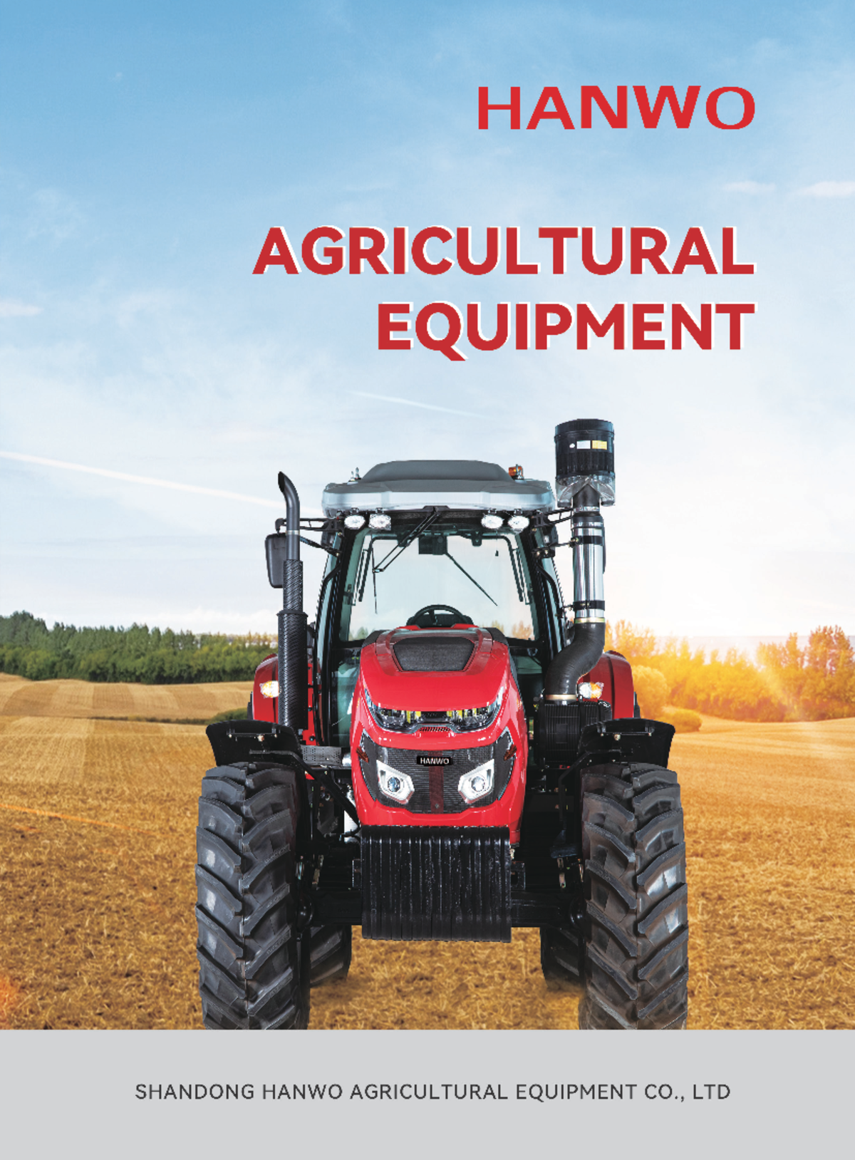 Folleto del Tractor Hanwo - Serie HWE · Tipo estrecho disponible, el min. la banda de rodadura ...