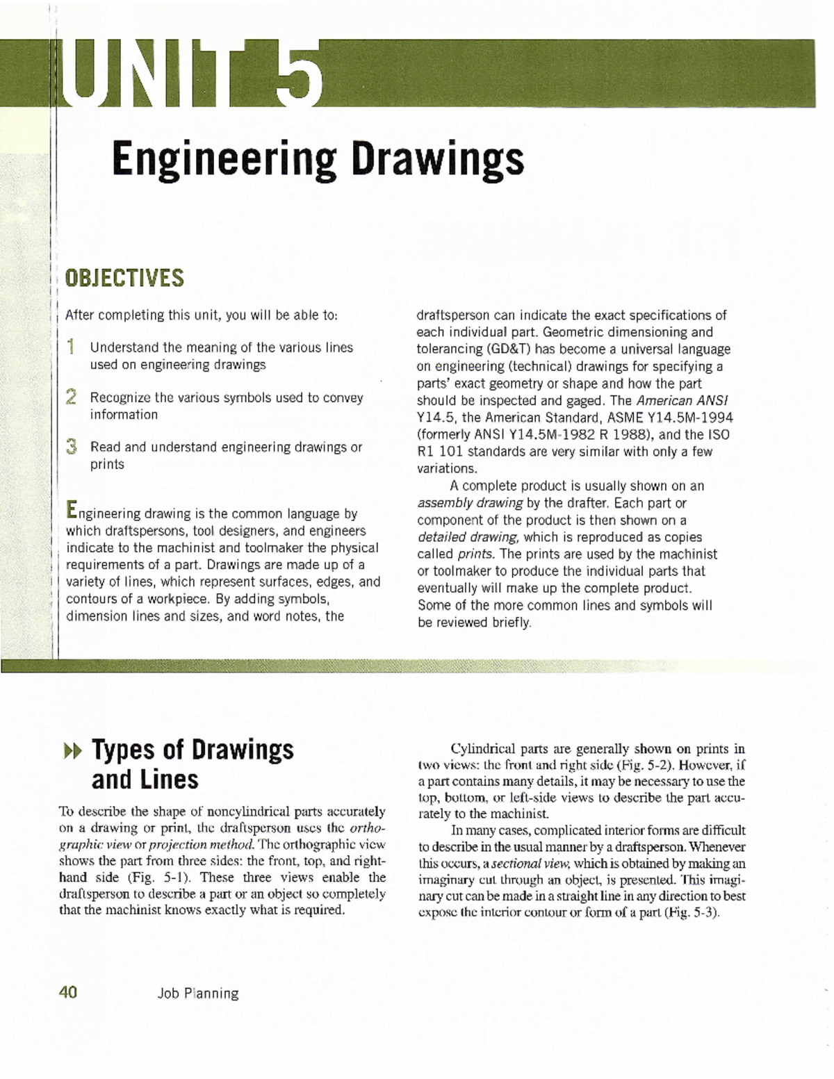 Engineering Drawings - Geometric dimensioning and 1 Understand the ...
