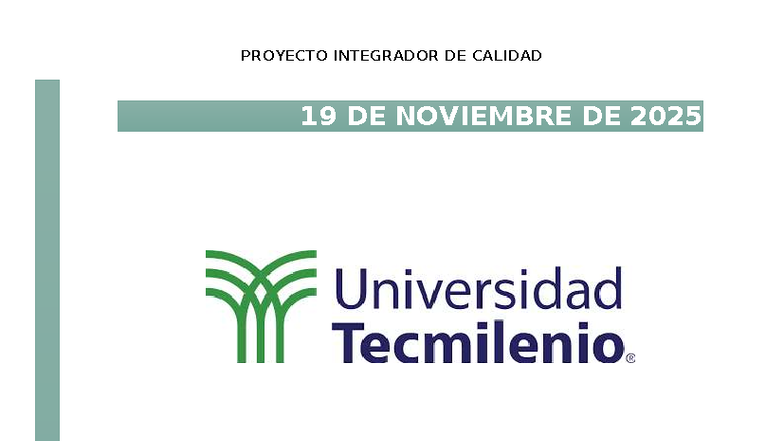 Proyecto Integrador de Calidad A3 - Análisis y Ejercicios - Studocu