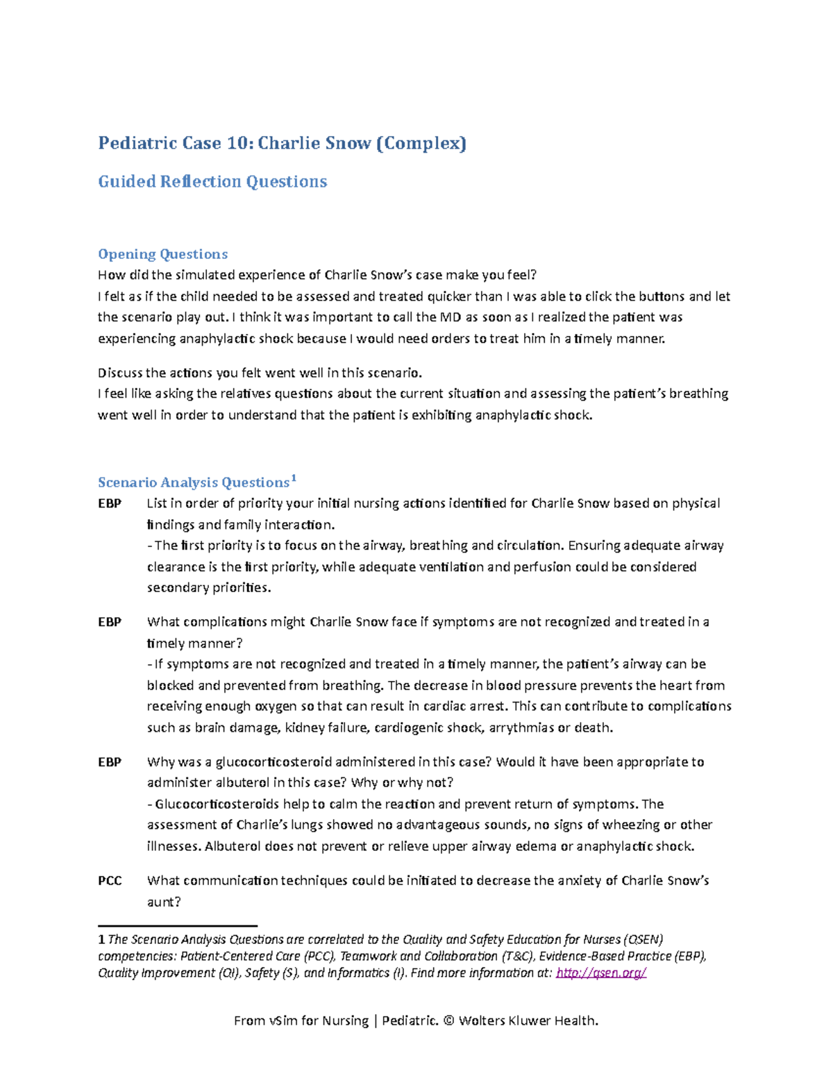 Vsim guided reflection charlie - Pediatric Case 10: Charlie Snow ...