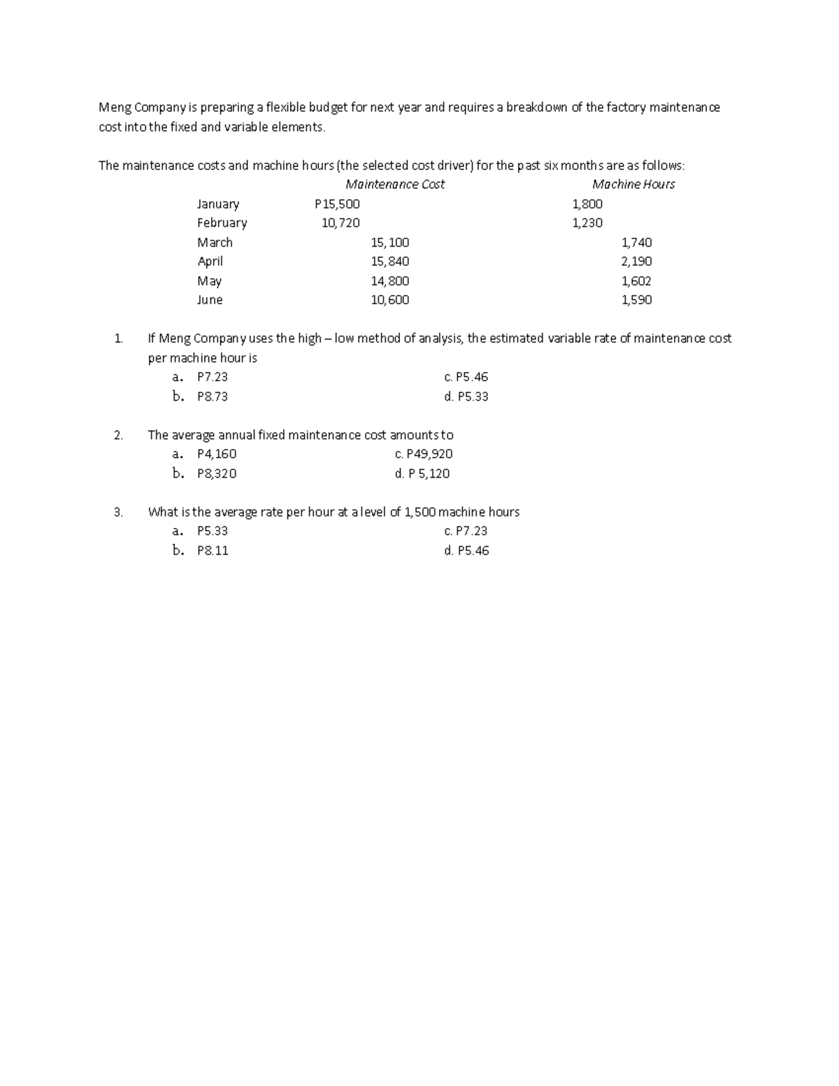 Flexible Budget Analysis: Cost Estimation and Management Techniques for ...