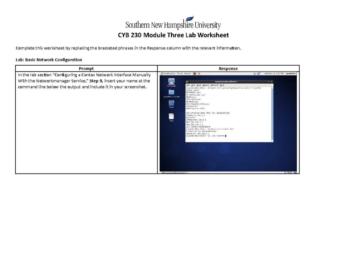 CYB_230_Module_Three_Lab_Worksheet - Walter Lawrence CYB 230 Module ...