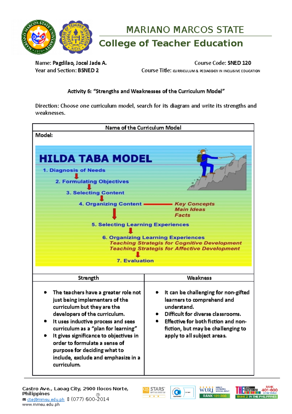 Pagdilao Jocel Jade A - I hope it can help - Name: Pagdilao, Jocel Jade ...