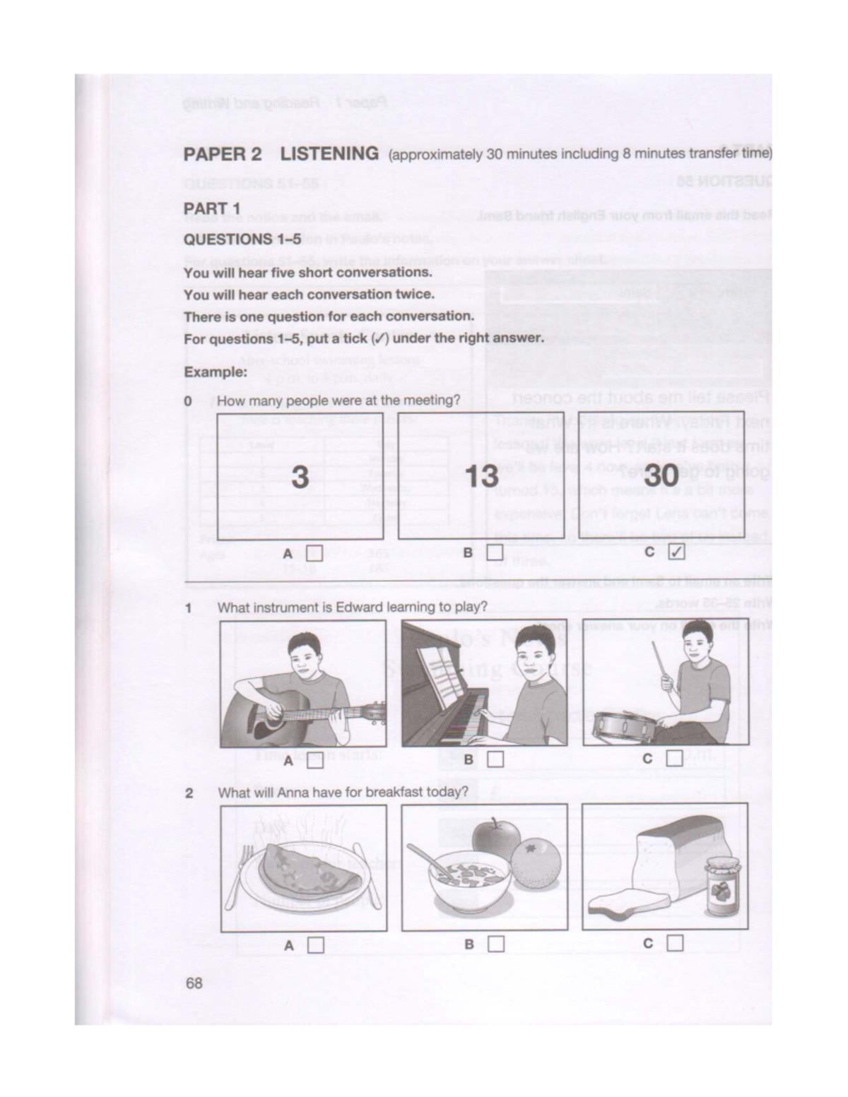 PAPER 2 LISTENING & SPEAKING TRANSCRIPT - Pre-IELTS Exam - Studocu