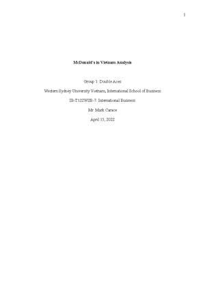 Individual Assignment Cover Sheet WSU - SCHOOL OF ASSIGNMENT COVER ...