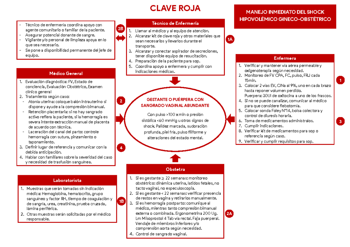 Clave Roja en Obstetricia: Protocolo de Manejo en Emergencias - Studocu