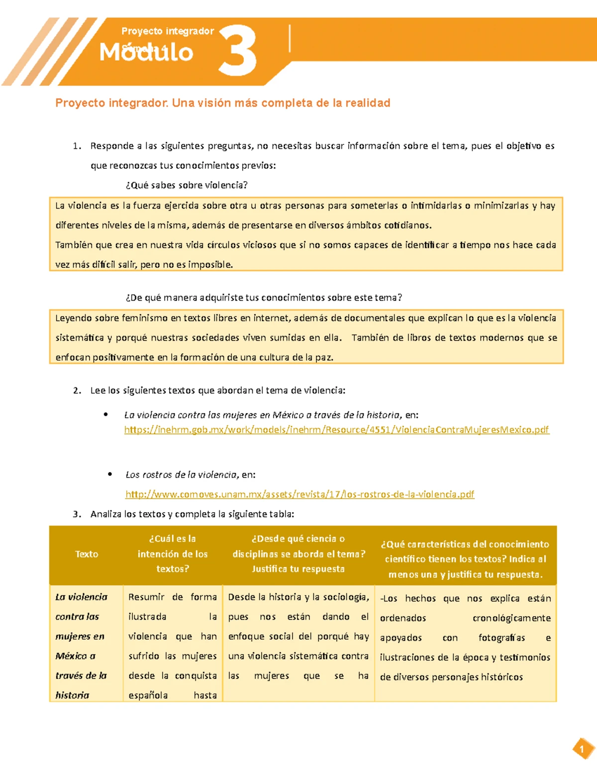 M03S1AI2 Modulo 3 actividad integradora 2 semana 1 - Interpretar el ...
