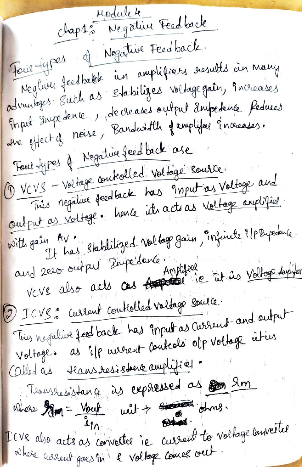 EPC M4 Chapter 1 & 2 - Feedback and Voltage Analysis - Studocu