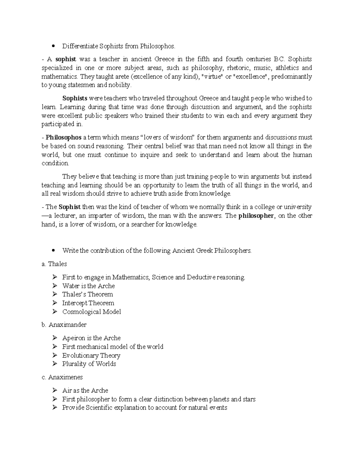 Sophists vs. Philosophos: Key Differences and Contributions in ...