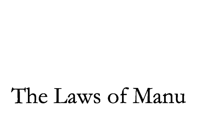 The Law of Manu - Manusmriti: A Comprehensive Study of Chapters 1-2 ...