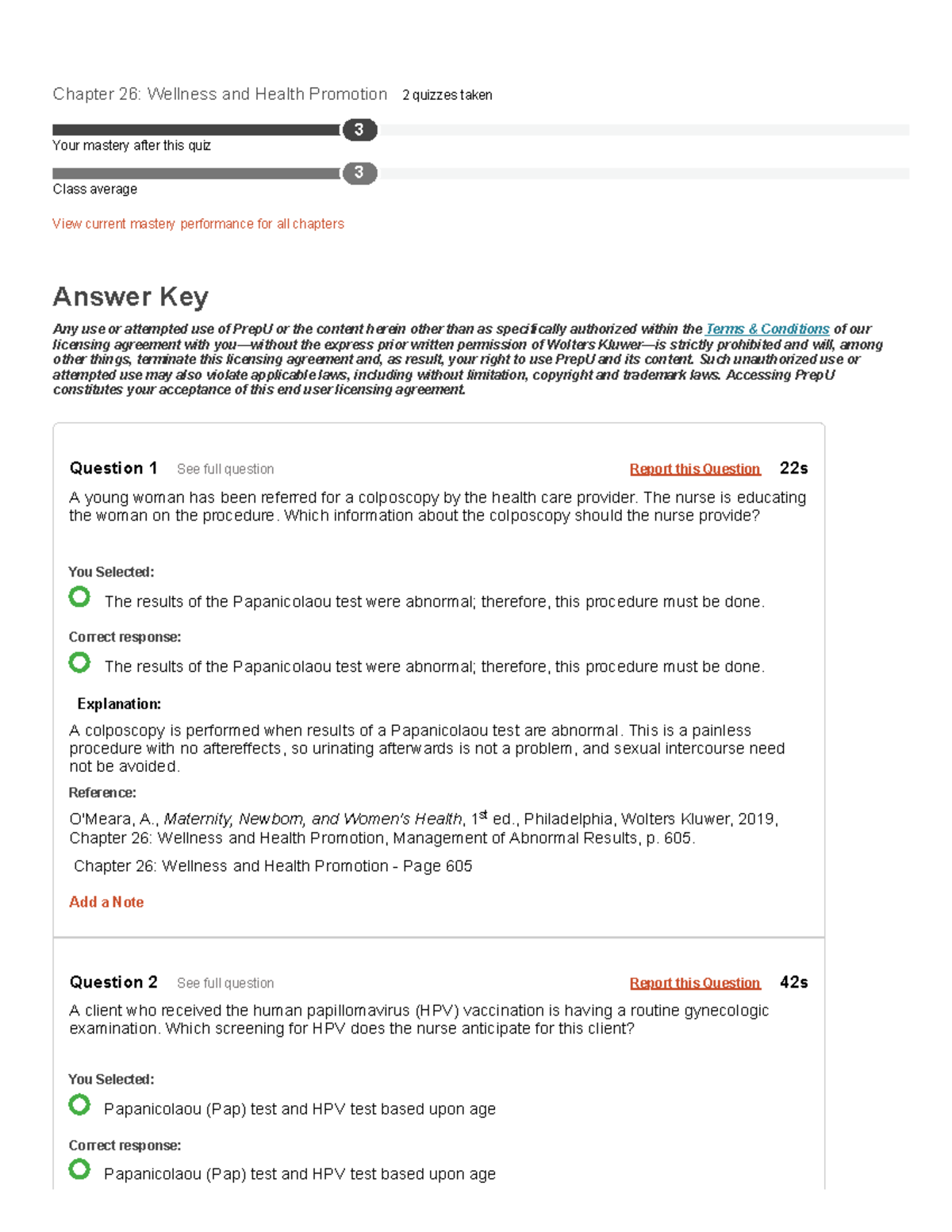 Chapter 26 2 - Exam Prep - Report this Question 22s Report this ...