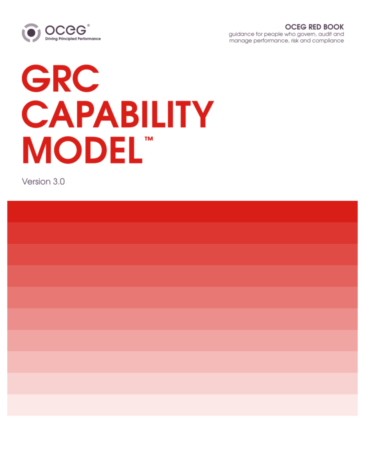 OCEG - GRC Capability Model 3.0 (Red Book) - Thank You The continuing ...