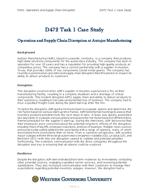 D471 Math Formulas - D471 Math Formulas Competency 1: Describes Supply ...