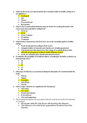 NRV: Recommended Dietary Intake Notes for Australia - Studocu